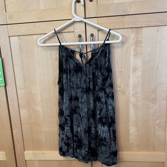 Suzy Shier | Tops | Suzy Shier Black And Gray Tiedye Top | Poshmark